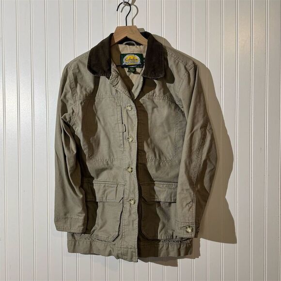 Cabela's | Jackets & Coats | Cabelas Womens Barn Coat Jacket Small Khaki Canvas Chore Workwear ...